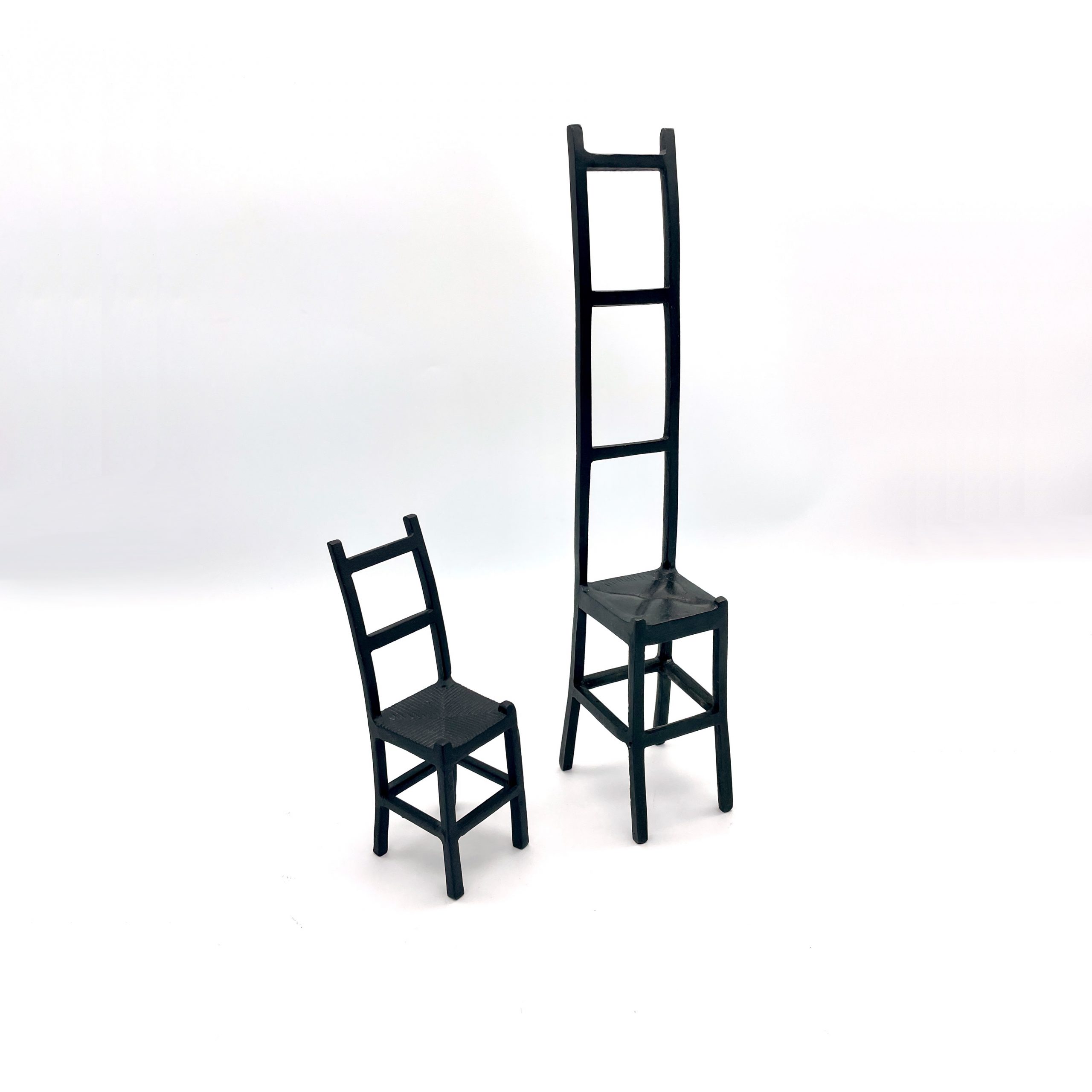 Vintage Low cast iron chair sculpture - "The charm of things" – online ...